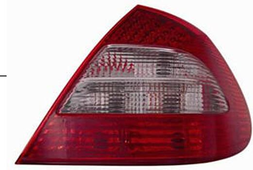 Фонари задние внешние с диодами тонированные красный хаузинг MERCEDES ...